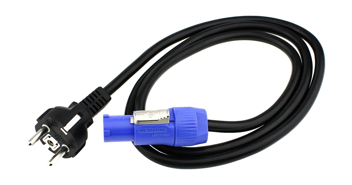 Mains Cable powerCON In/Schuko 2m