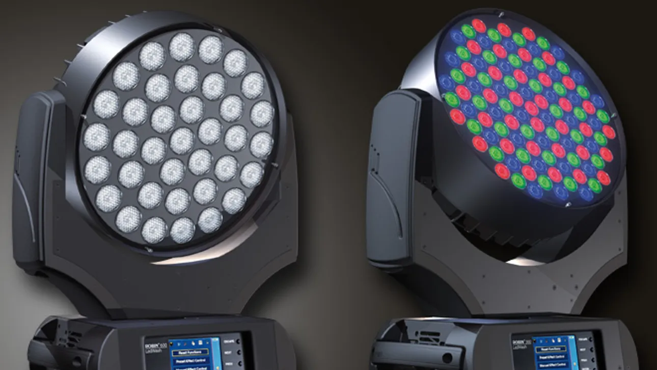 Robe Launches ROBIN 600 & 300 LEDWash Fixtures at PLASA