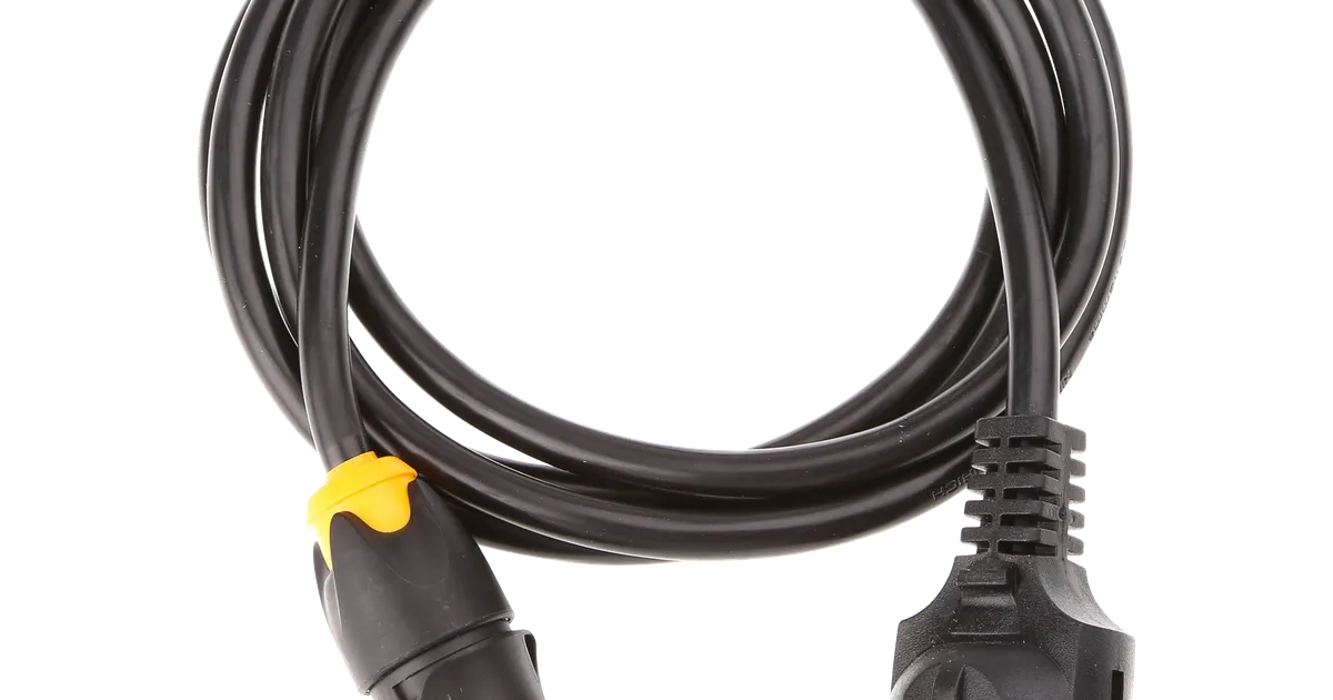 Mains Cable powerCON TRUE1 In/Schuko, 2m, Indoor